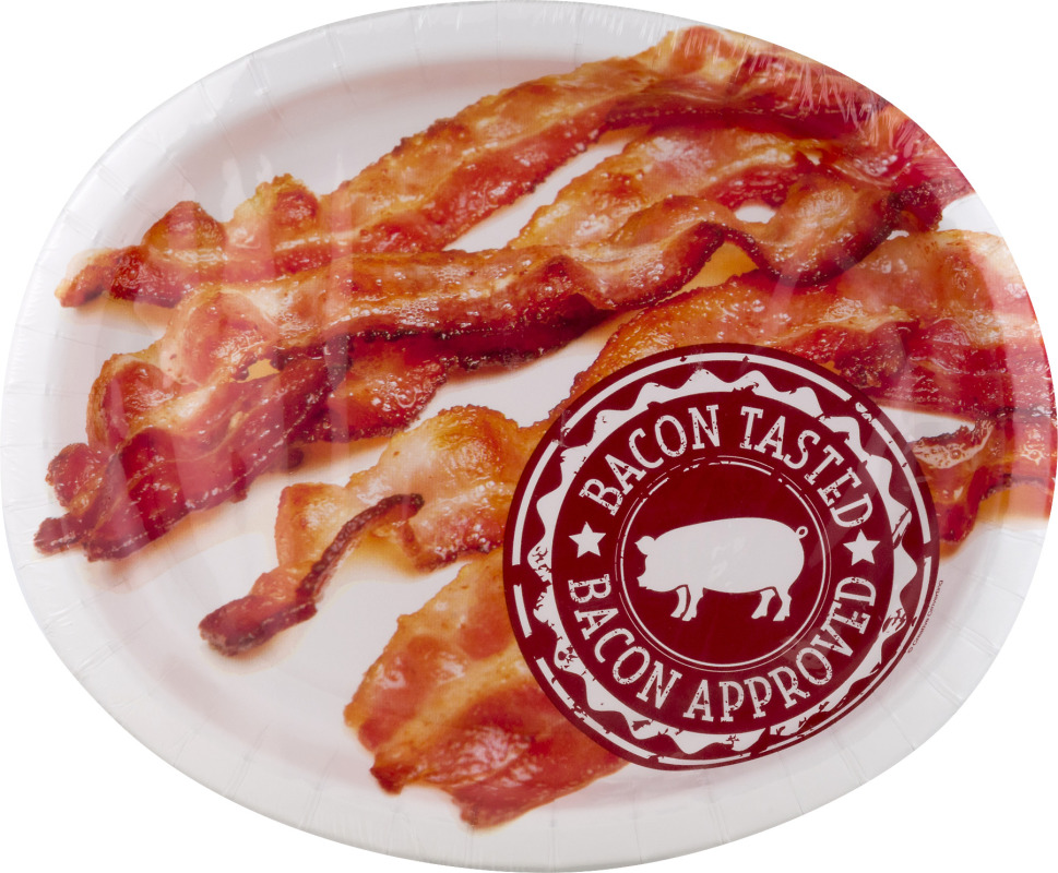 Smart Living Collection Bacon! Oval Platters - 8 CT Ahold(41520053589 ...