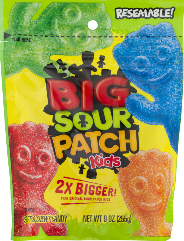 Big Sour Patch Kids 2X Bigger! Soft & Chewy Candy Sour Patch Kids ...