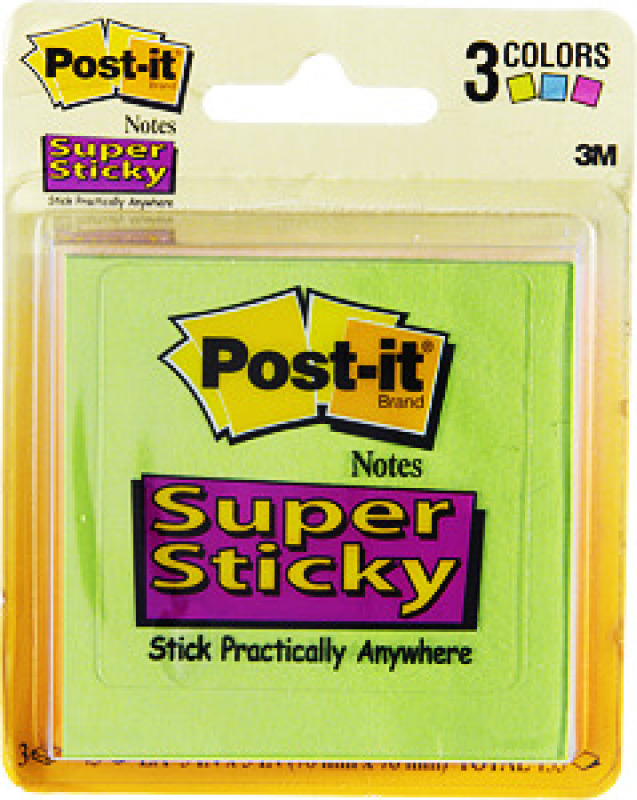 Post-it 3 Color Super Sticky Notes - 135 CT Post-it(21200533778 ...
