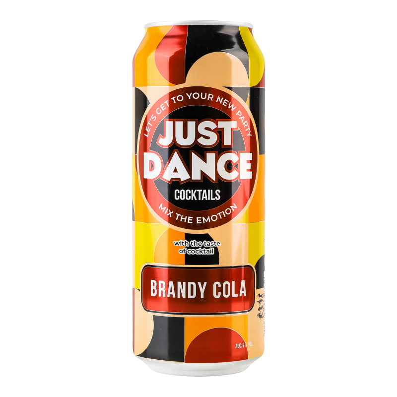 Напиток слабоалкогольный 500мл 7% сильногазированный Brandy Cola ...