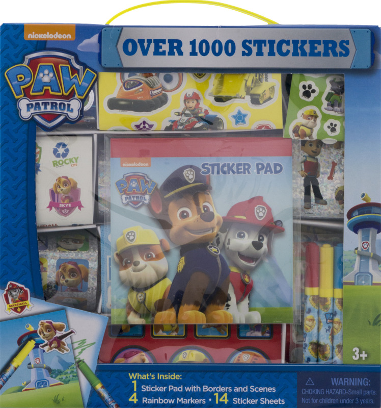 Nickelodeon Paw Patrol Sticker Variety Pack Nickelodeon(697675144001 ...