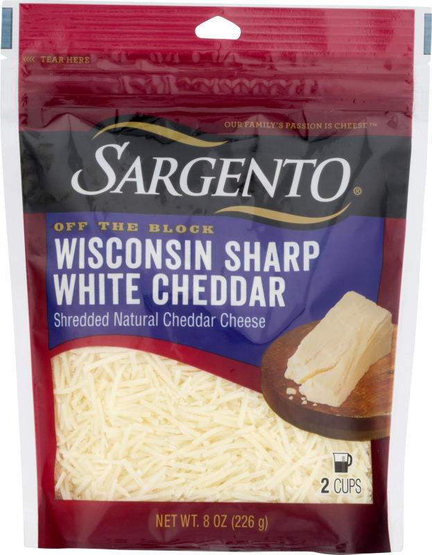 Sargento Artisan Blends Wisconsin Sharp White Cheddar Sargento ...