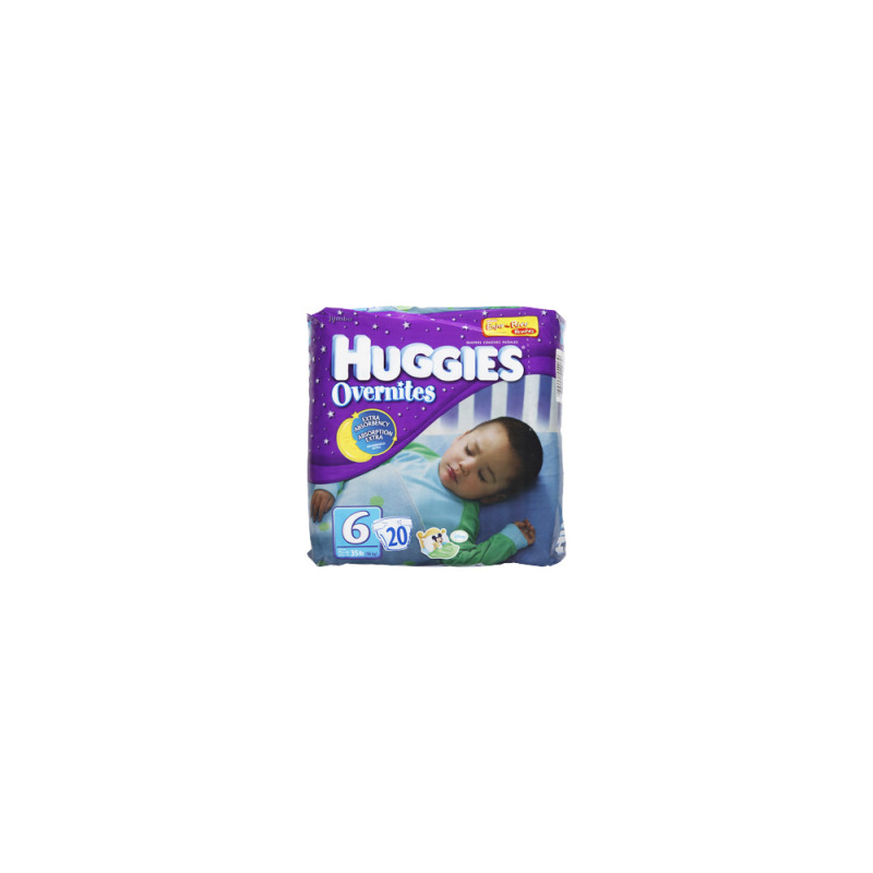 Huggies Overnites Size 6 Diapers- 20 CT Huggies(36000554069): customers ...