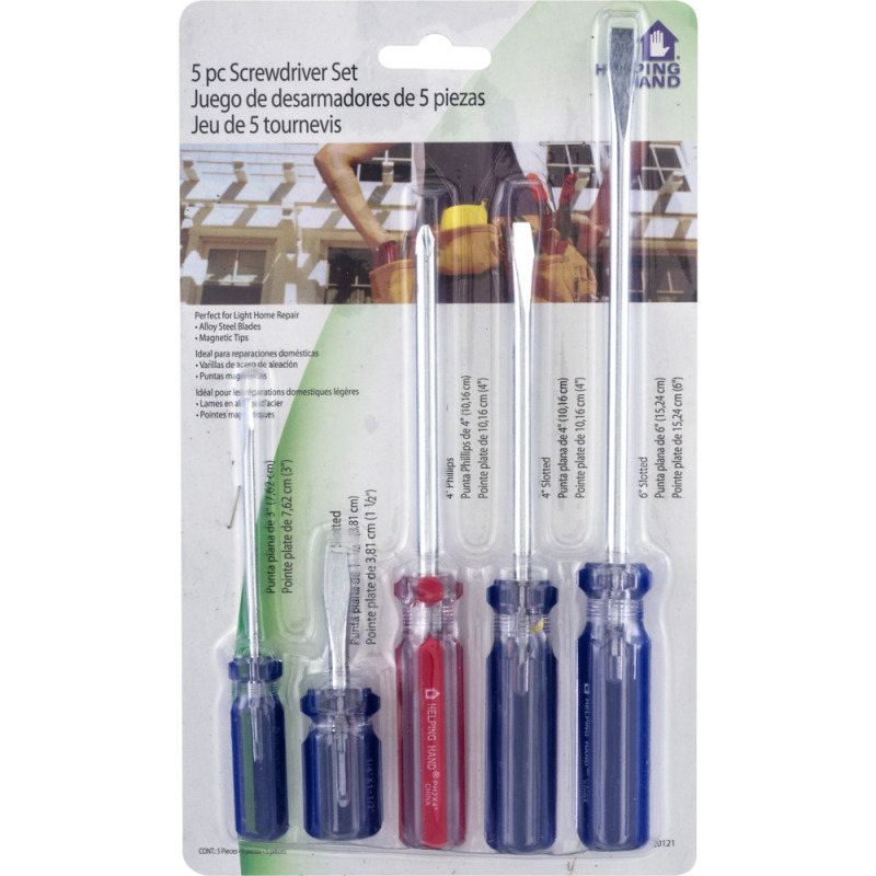 Helping Hand Screwdriver Set - 5 CT Helping Hand(70792201213 ...