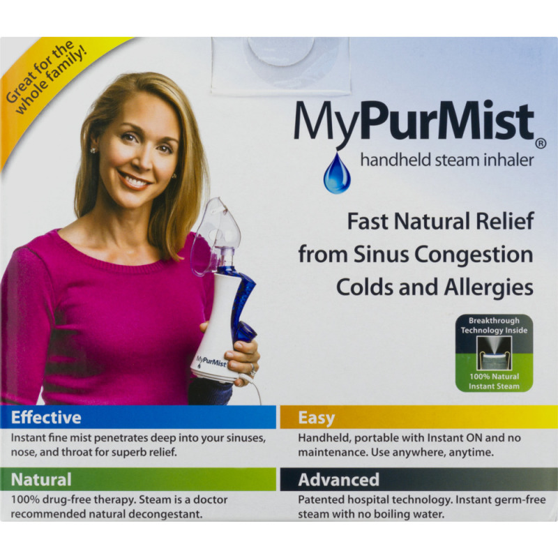 MyPureMist Handheld Steam Inhaler MyPurMist(855278005017): customers ...