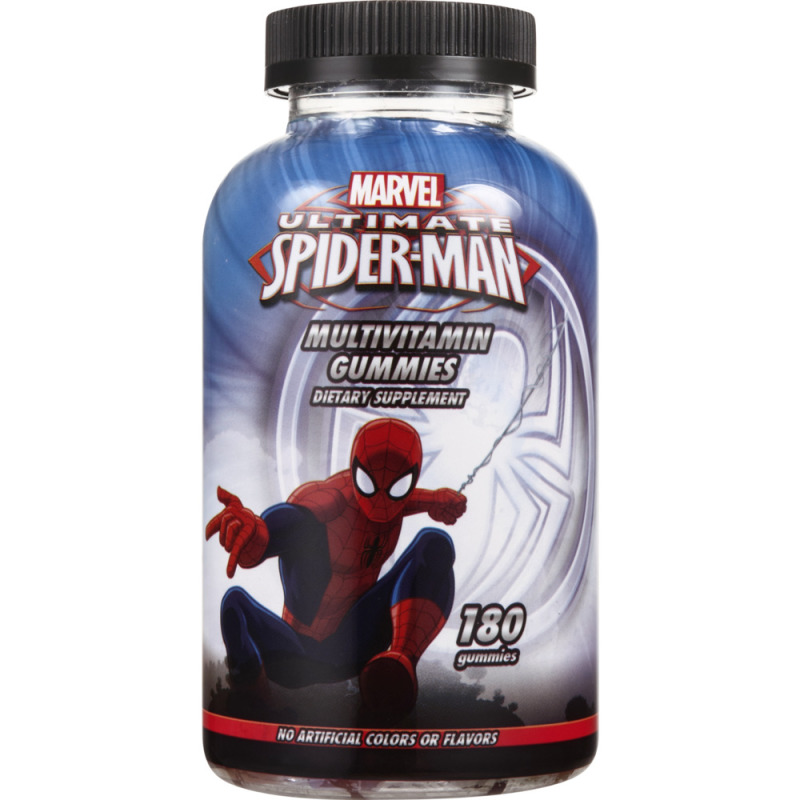 Marvel Ultimate Spiderman Multivitamin Gummies - 180 CT Marvel ...