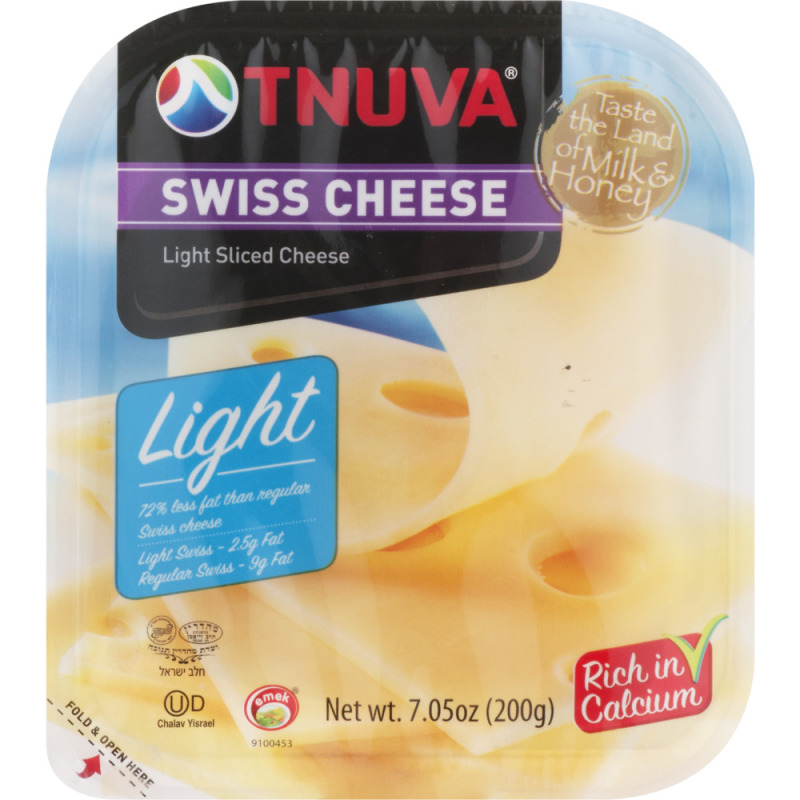 Tnuva Light Sliced Cheese Swiss Tnuva(843426001059): customers reviews ...
