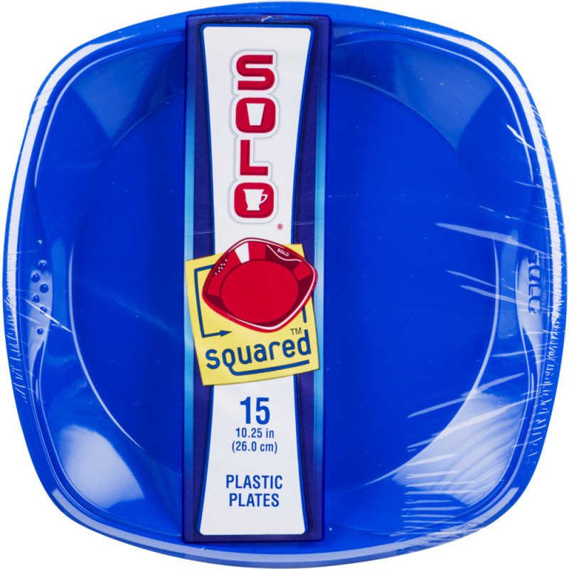 Solo Squared 10.25in Plastic Plates - 15 CT Solo(41165022209 ...