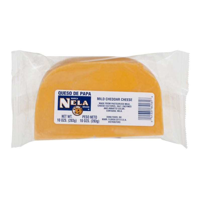 Marca Nela Brand Queso de Papa Mild Cheddar Cheese Marca Nela Brand ...