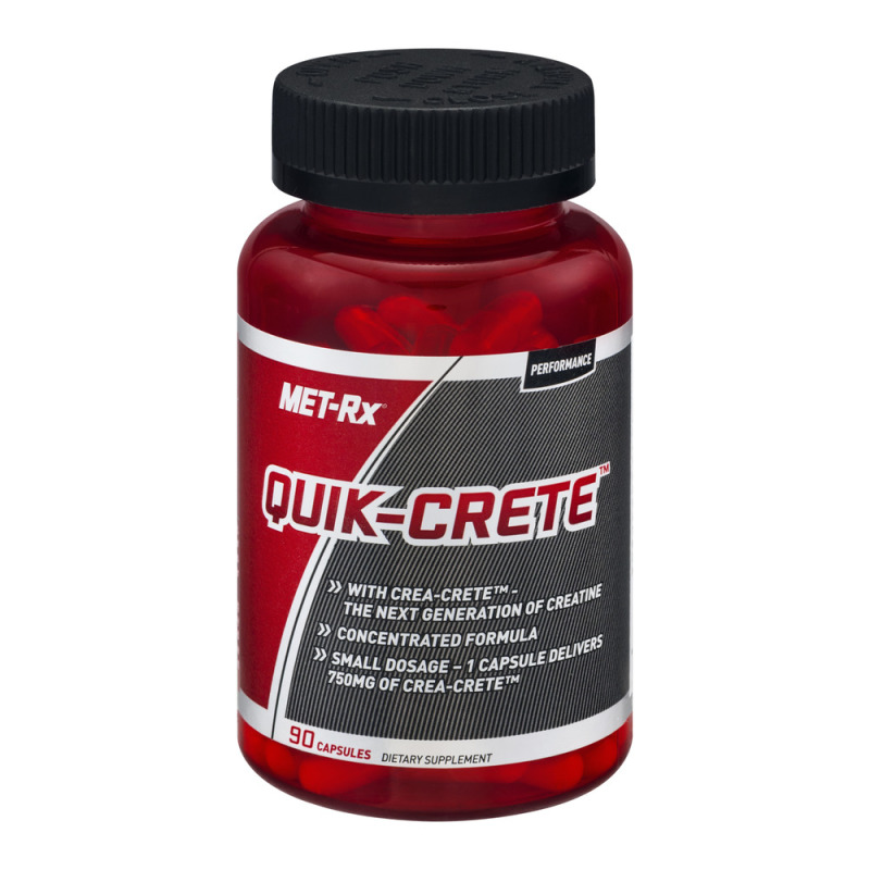 MET-Rx Quik-Crete Dietary Supplement Capsules - 90 CT MET-Rx ...