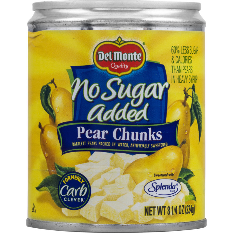 Del Monte Pear Chunks No Sugar Added Del Monte(24000132172): customers ...
