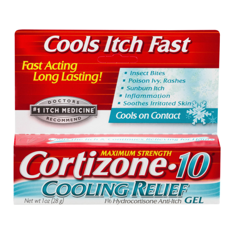 Cortizone-10 Cooling Relief 1% Hydrocortisone Anti-Itch Gel Maximum ...