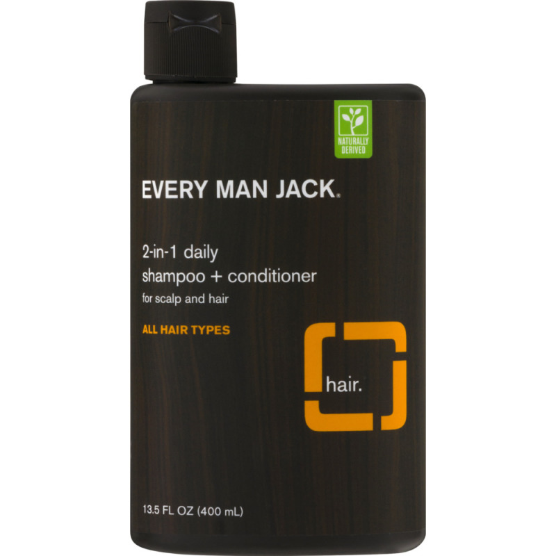 Every Man Jack 2-in-1 Daily Shampoo & Conditioner All Hair Types Every ...