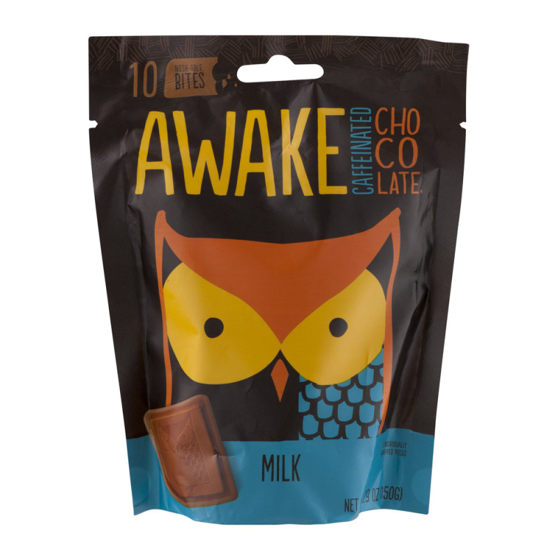 Awake Caffeinated Milk Chocolate Awake(891325001250): customers reviews ...