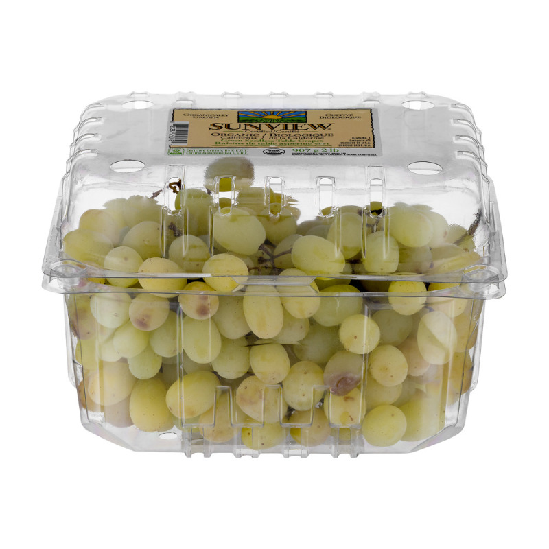 Sunview Organic Green Seedless Table Grapes Sunview(885282250691 ...