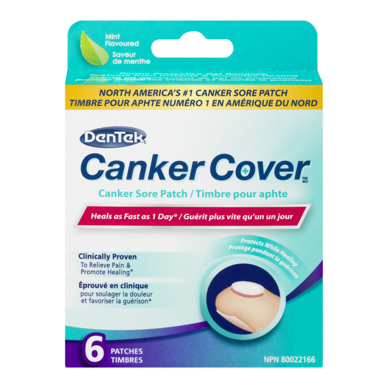 (CN) DenTek Canker Cover Patches - 6 CT, DenTek Canker Cover Timbre ...