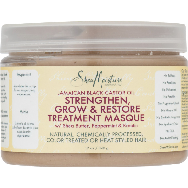 Shea Moisture Strengthen Grow & Restore Treatment Masque Jamaican Black ...