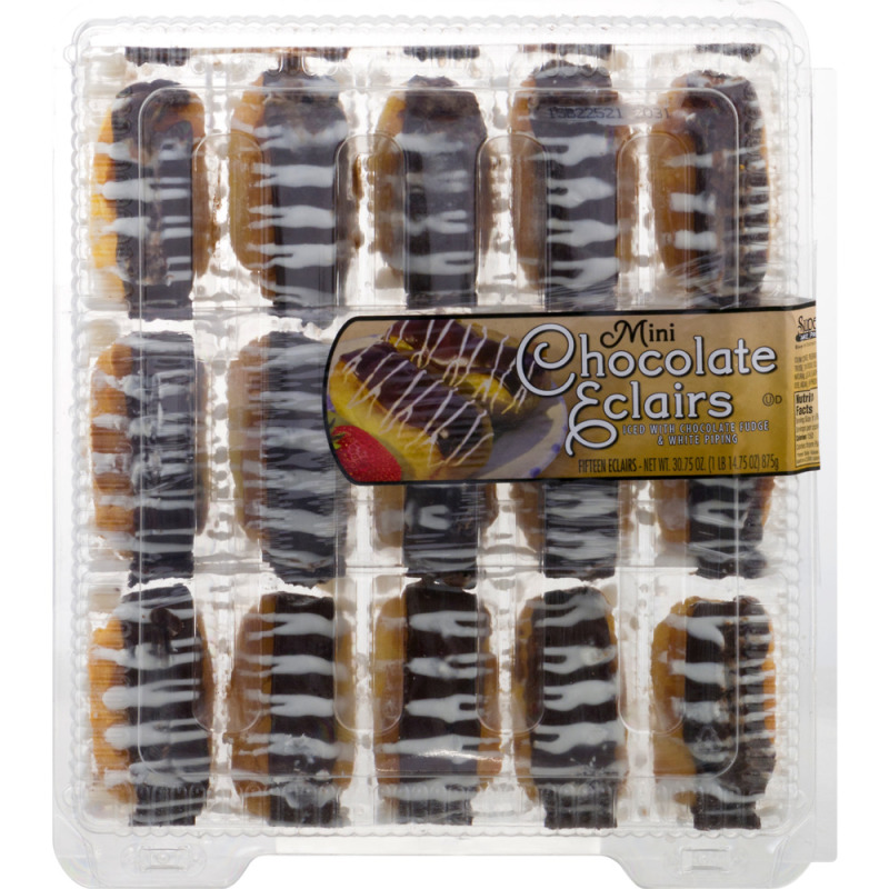 Superior Mini Chocolate Eclairs - 15 CT Superior(70916900251 ...