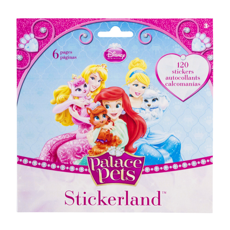 Stickerland Stickers Disney Palace Pets - 120 CT Stickerland ...